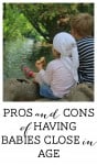 Pros and Cons of Having Babies Close in Age - Breastfeeding Needs