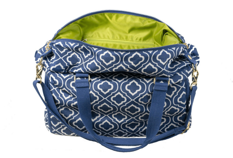 Sarah Wells "Lizzy" Bag in Navy - Breastfeeding Needs