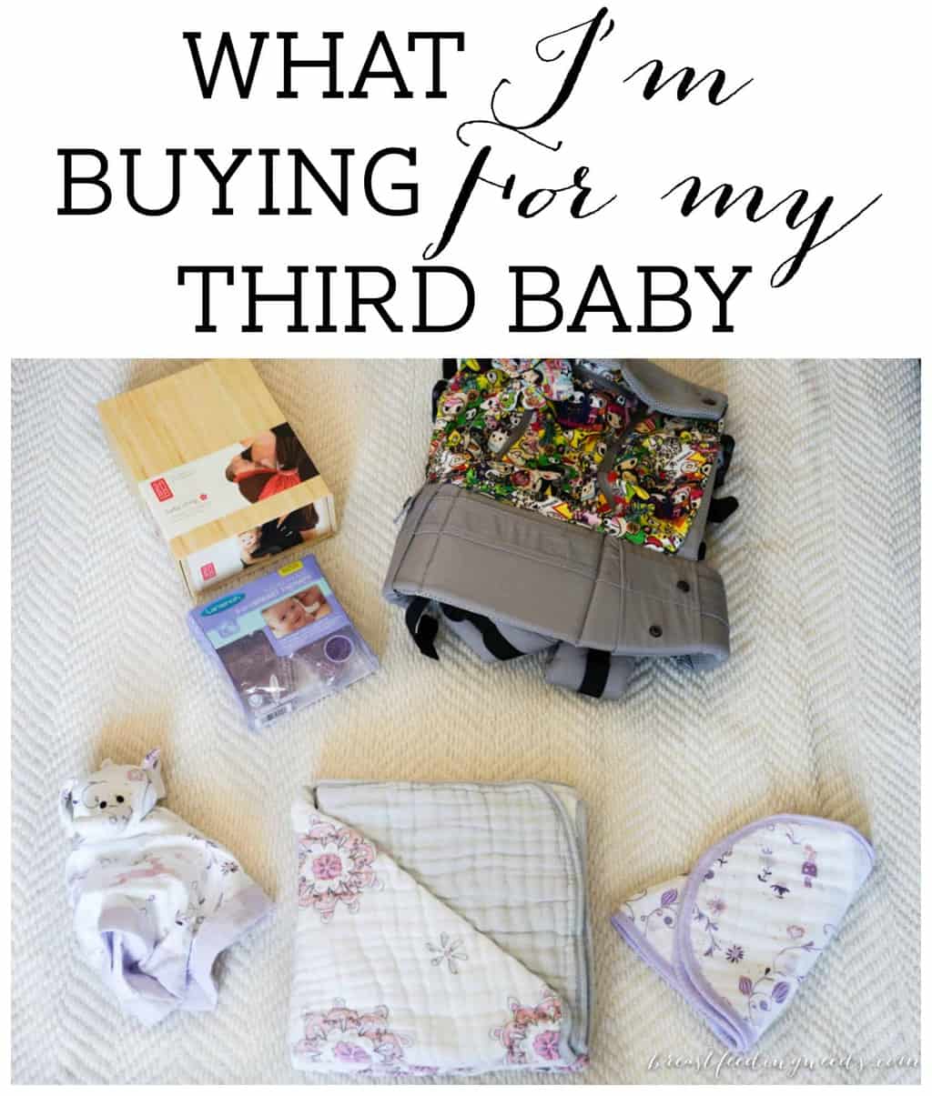 What I'm Buying for my Third Baby - Breastfeeding Needs